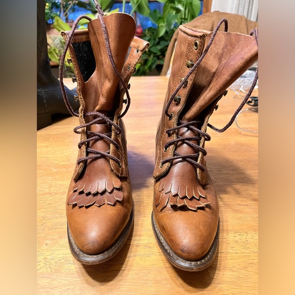 Durango | Shoes | Durango Leather Ladies Lace Up Boot Euc | Poshmark